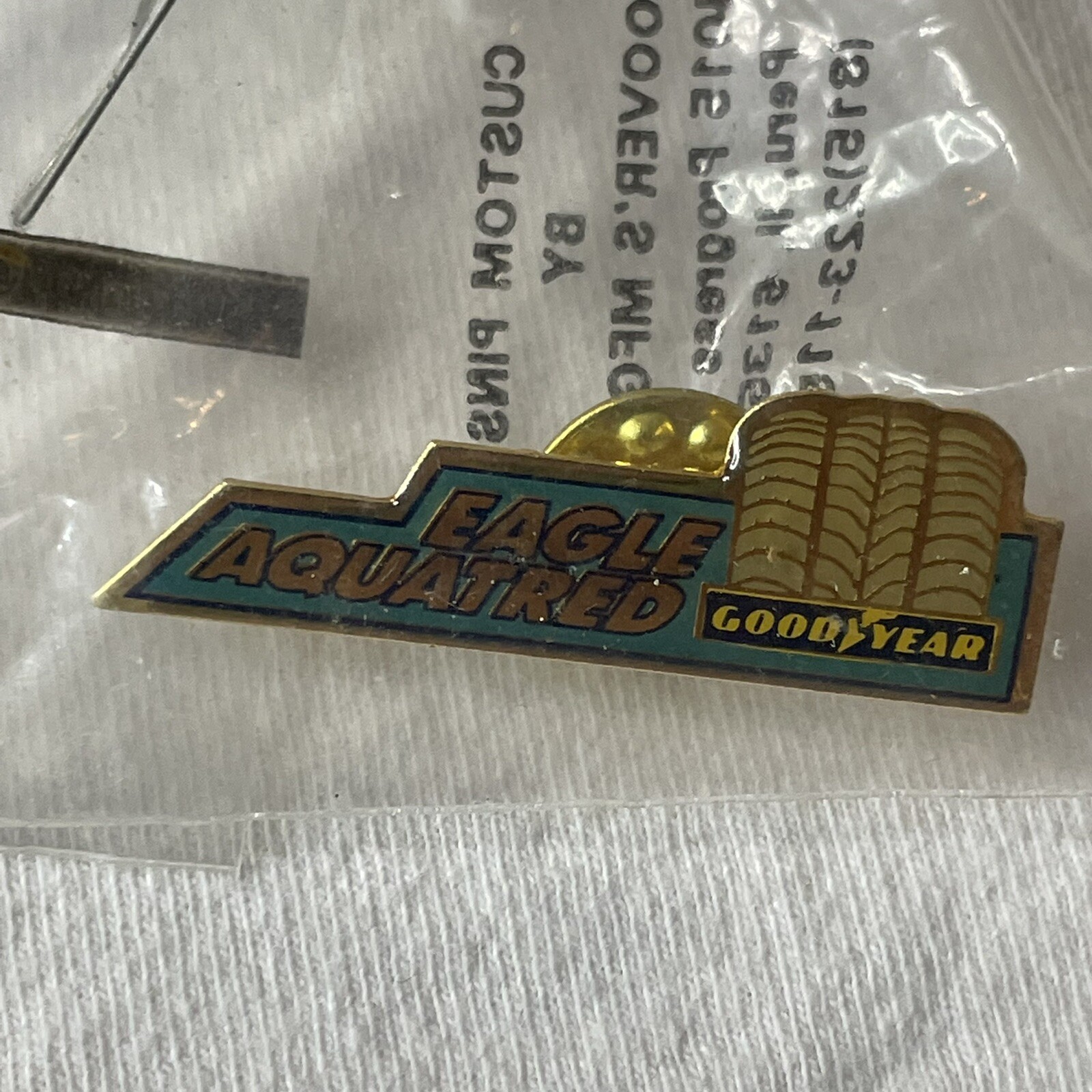 c 1990s GOODYEAR TIRES EAGLE AQUATRED Advertising Pin B002 | eBay