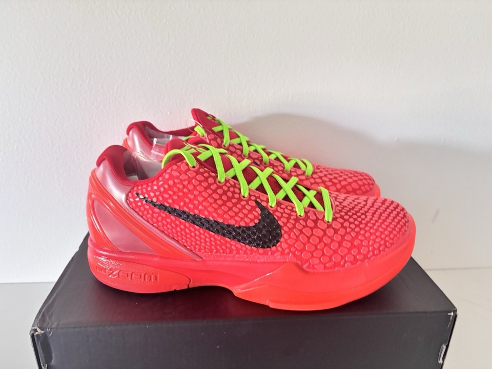 Size 10 - Kobe Reverse Grinch Slightly Damaged Box Kobe 6 Reverse ...