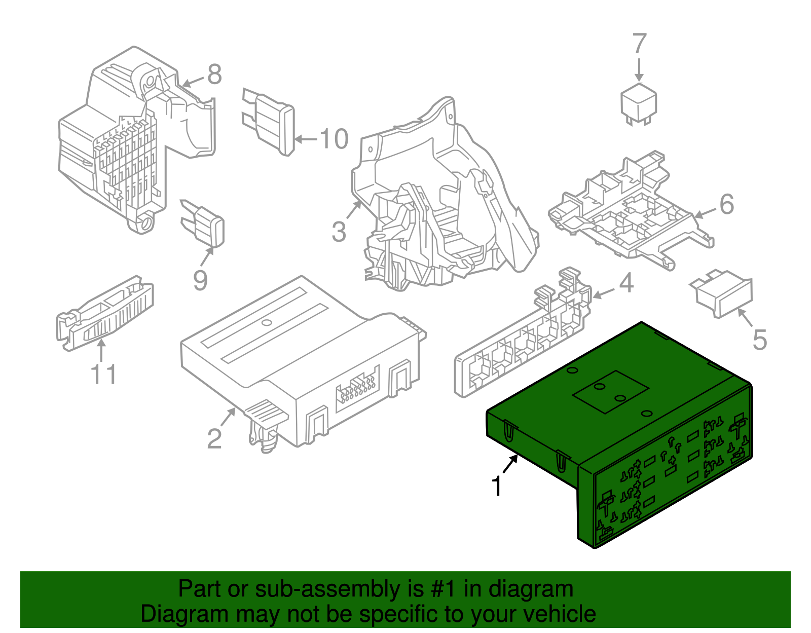 Genuine OEM Body Control Module for Volkswagen 3C8937049AC for sale ...