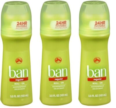 Ban Roll On Regular 3.5 Oz X 3 Packs | eBay