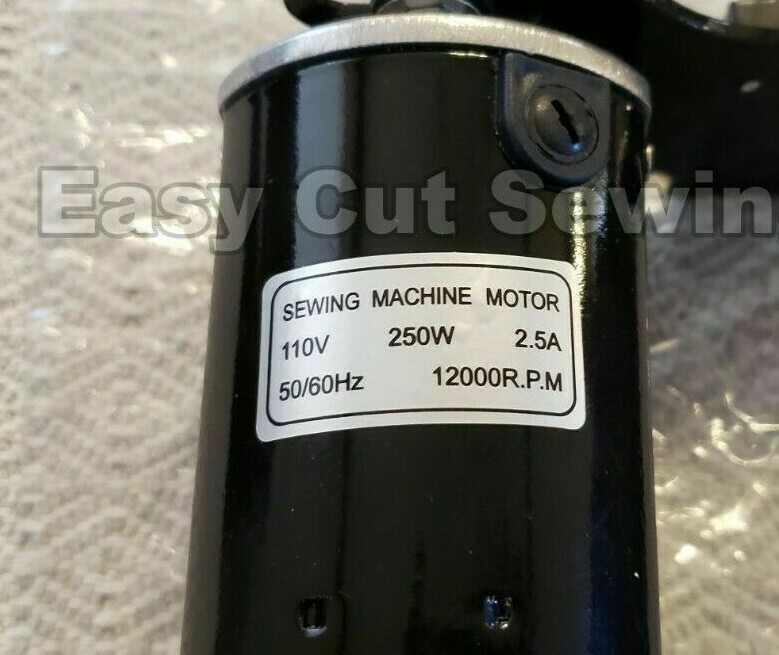 Universal AC/DC Sewing Machine Motor 250 Watts 2.5 AMP Singer,Pfaff 50% ...