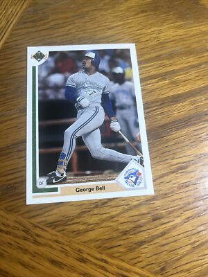 George Bell - 1991 Upper Deck #532 - Toronto Blue Jays Baseball Card | eBay
