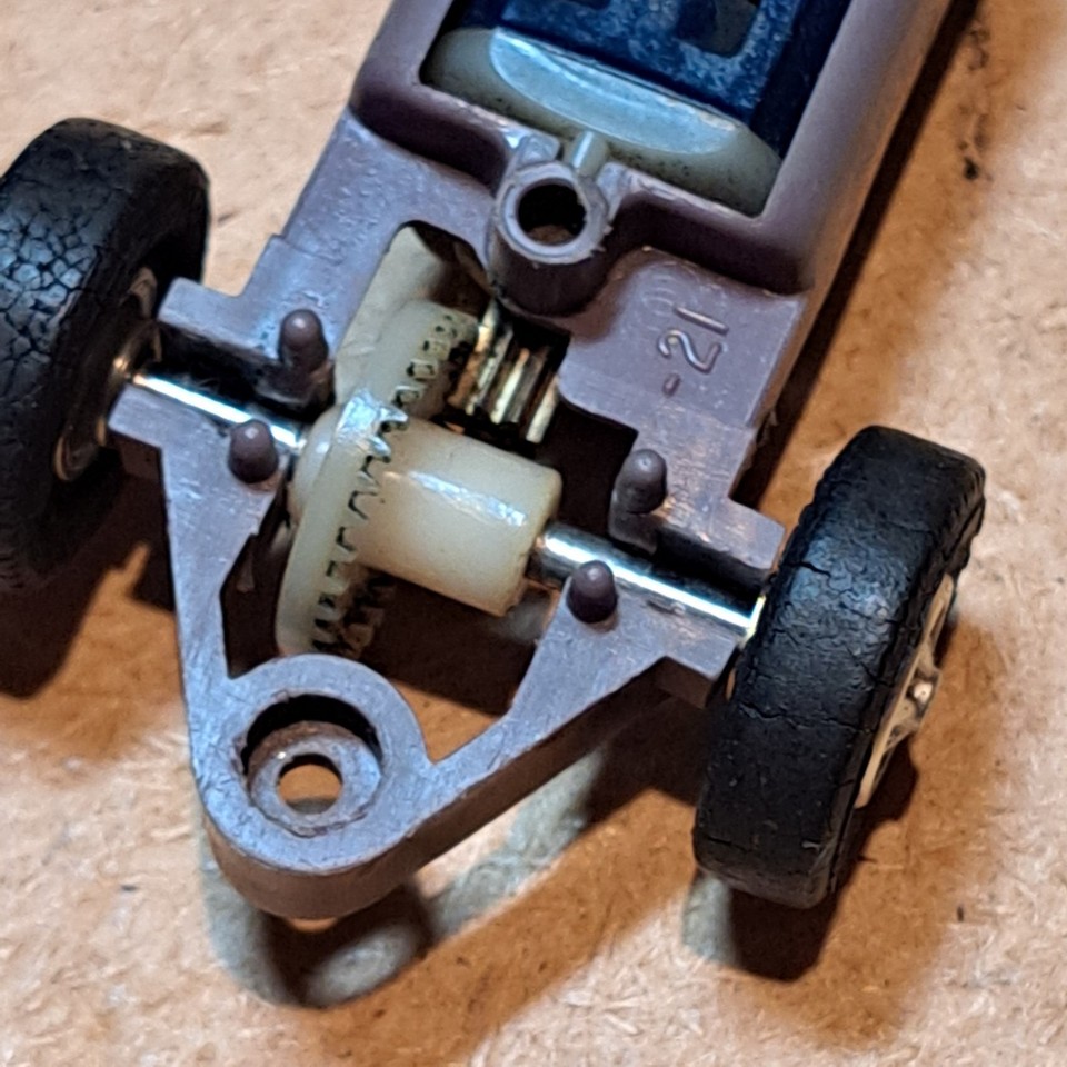 Vintage Eldon Blue Chaparral 2D 1/32 Slot Car - Tested Runs - Original ...