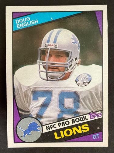 Doug English 1984 Topps Football Card #253 - Detroit Lions Pro Bowl ...
