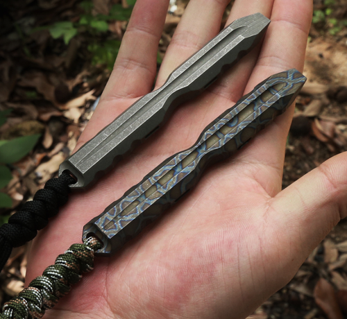 New Titanium Key Chain Pendants Bottle Opener Crowbar Multi-function ...