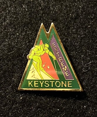 KEYSTONE EXTREME Vintage Skiing Ski Pin COLORADO CO Resort Travel Lapel ...