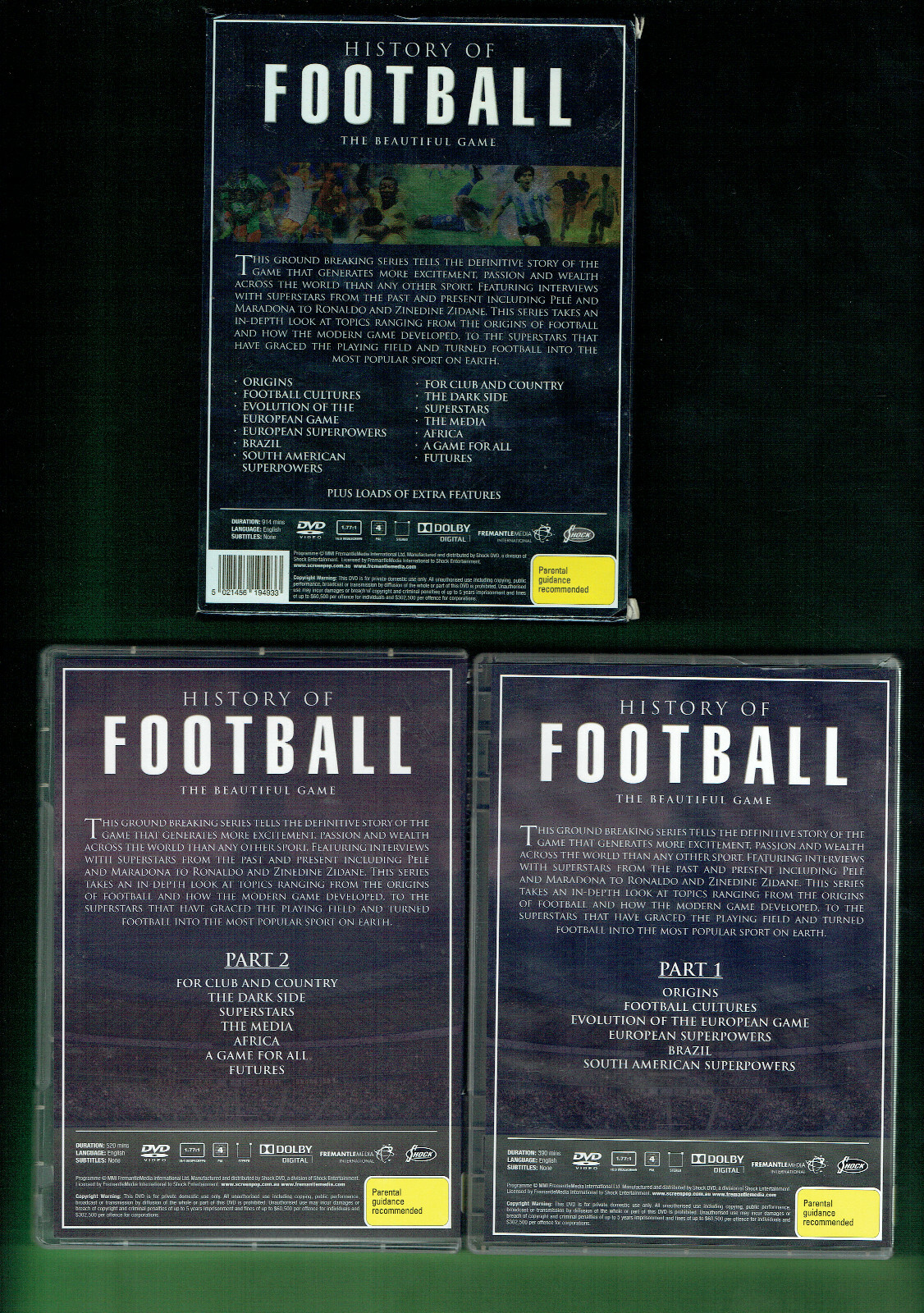 #YY. #1. LOT OF NINE(9) SOCCER / FOOTBALL DVDS | eBay Australia