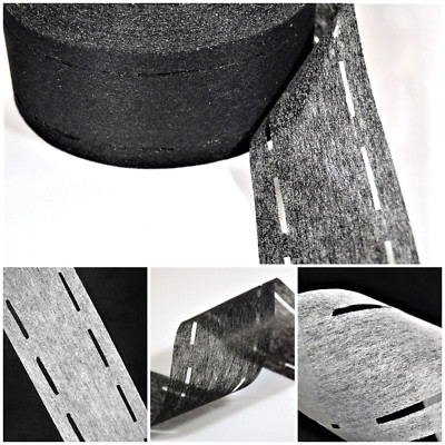 Perforated Waistband Interfacing Tape 55mm Iron On Hem Cuffs Pockets | eBay