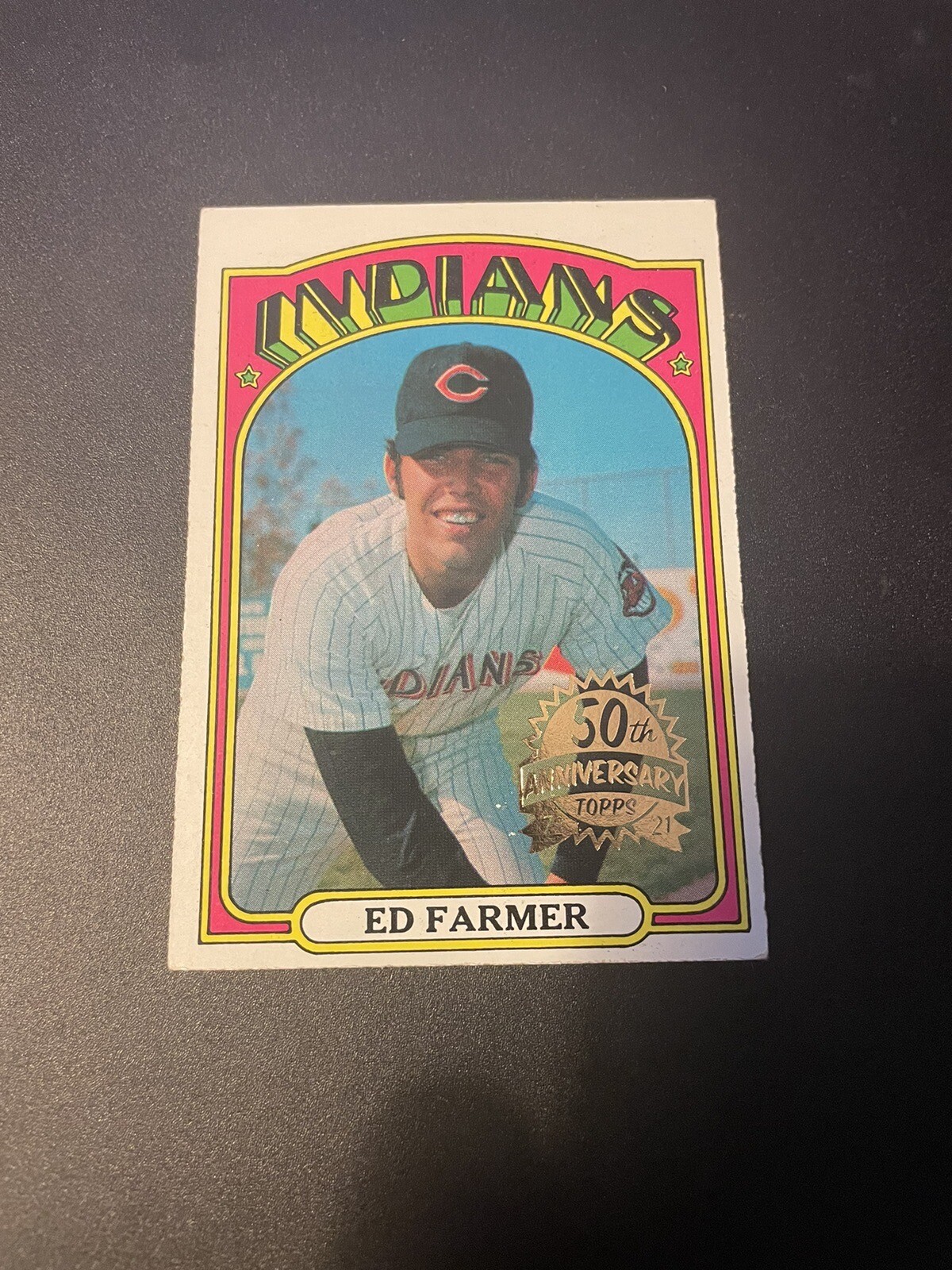 Ed Farmer 2021 Topps Heritage 50th Anniversary 1972 Topps Buyback ...