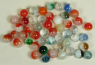 LOT OF 48 PATCH ETC VINTAGE MARBLES | eBay