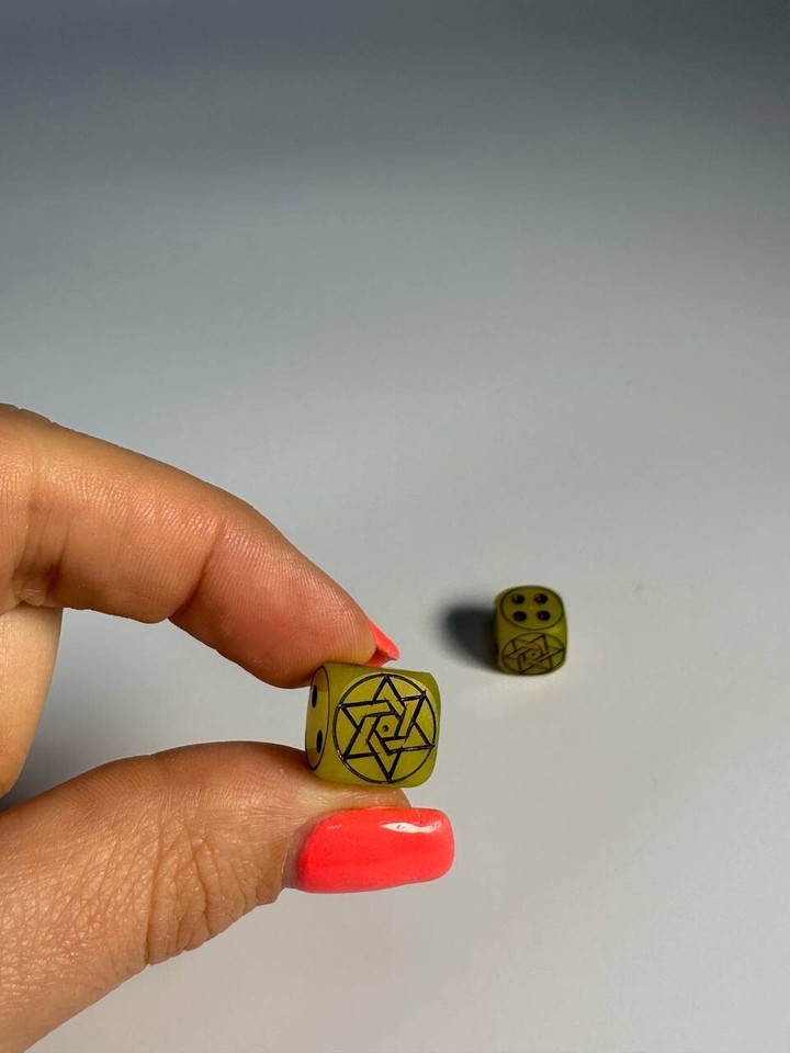 Epoxy Resin Dice Set, D6 Dice, Dice for Backgammon, Stylized Dice 12 mm ...