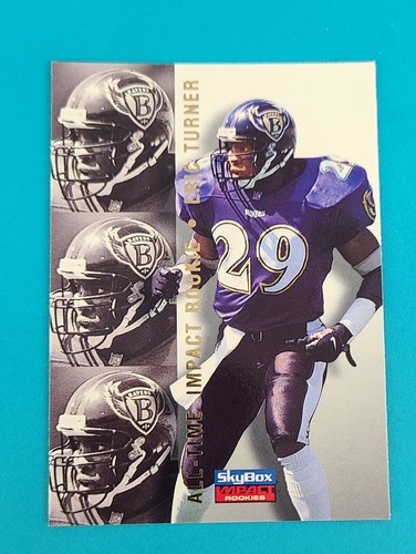 1996 SkyBox Impact Rookies #112 Eric Turner Baltimore Ravens FOOTBALL ...