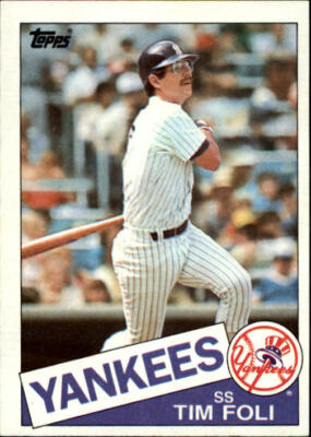 1985 Topps #456 Tim Foli | eBay