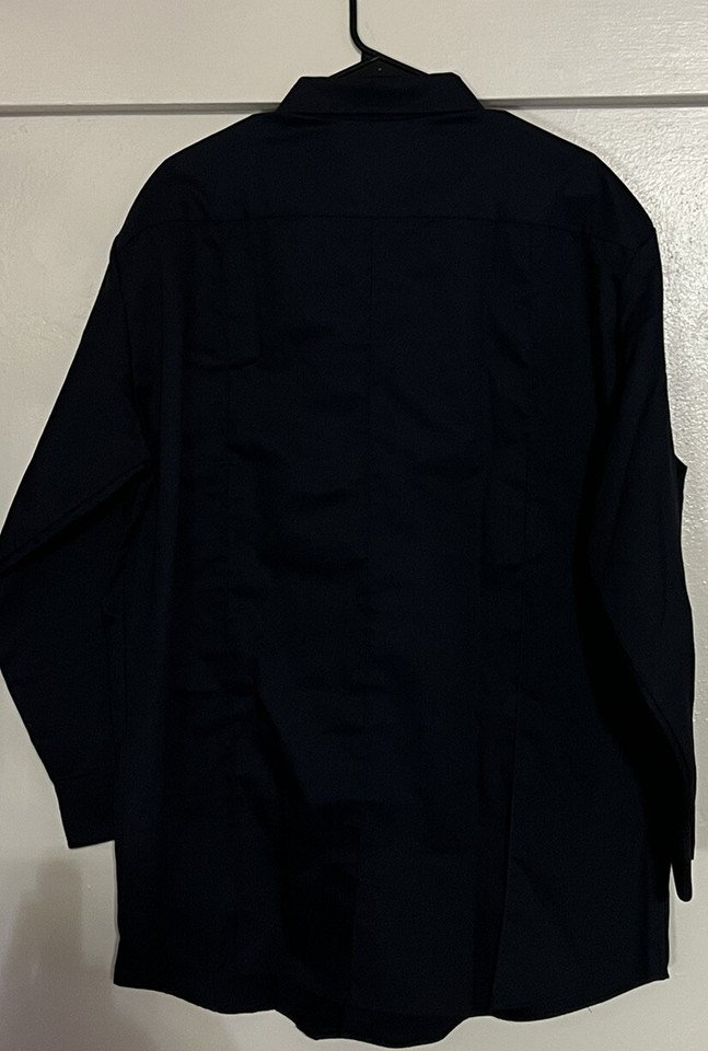 BLAUER Long Sleeve Uniform Shirt XL Dark NAVY BLUE LAPD BLUE | eBay