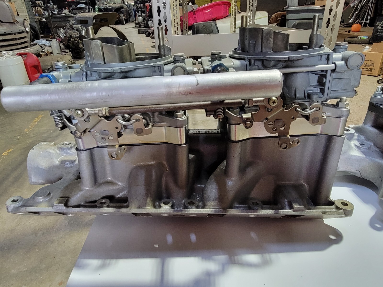 (C60A 9424 A) 289 Ford 2x4 Intake For Holly Carburators | eBay