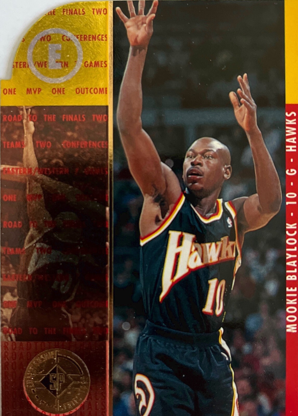 Mookie Blaylock SP Chanmpionship 94-95 #1 Die-Cut Atlanta Hawks | eBay