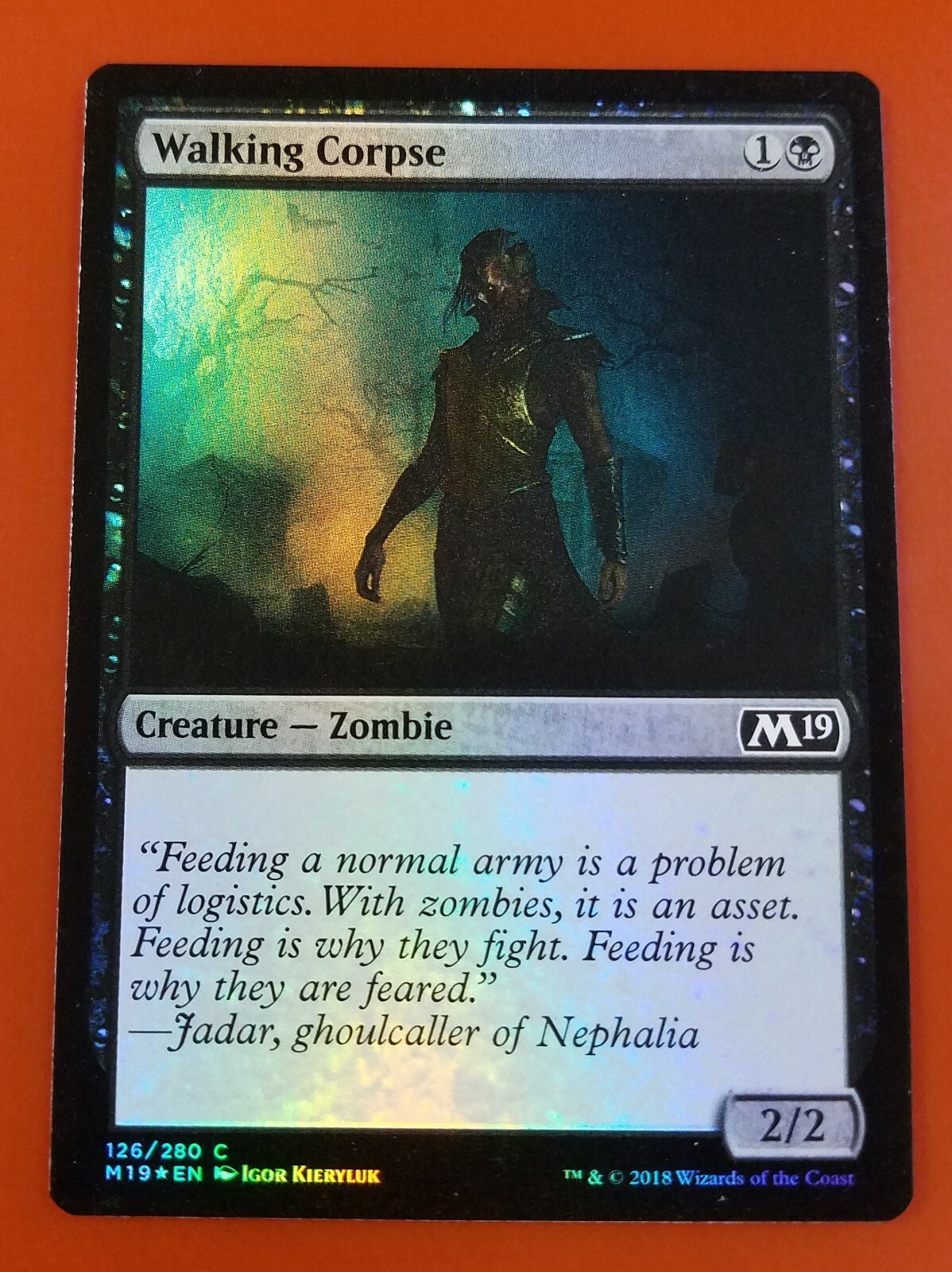 1x Walking Corpse | FOIL | M19 Core Set 2019 | MTG Magic Cards | eBay