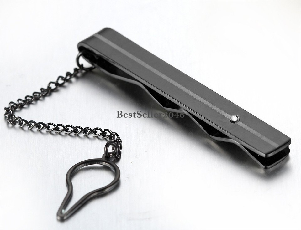 Gentleman Stainless Steel Simple Necktie Tie Clip Bar Clasp Practical ...