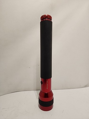 Vintage SNAP-ON Red Anodized Aluminum 3D Cell Flashlight Rubber Grip ...