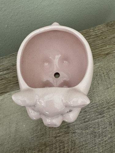 Pink Pig Planter Pot Plants Cute Ceramic Farmhouse Succulents Farm Pigs ...