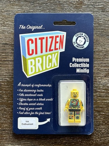 Citizen Brick Ink Tattoo Enthusiast V2 Lego Minifigure NEW | eBay