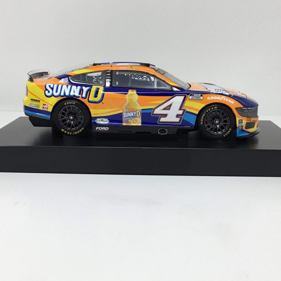 Josh Berry 2024 #4 Sunny D 1:24 AUTOGRAPHED ROOKIE SHARP!!! | eBay