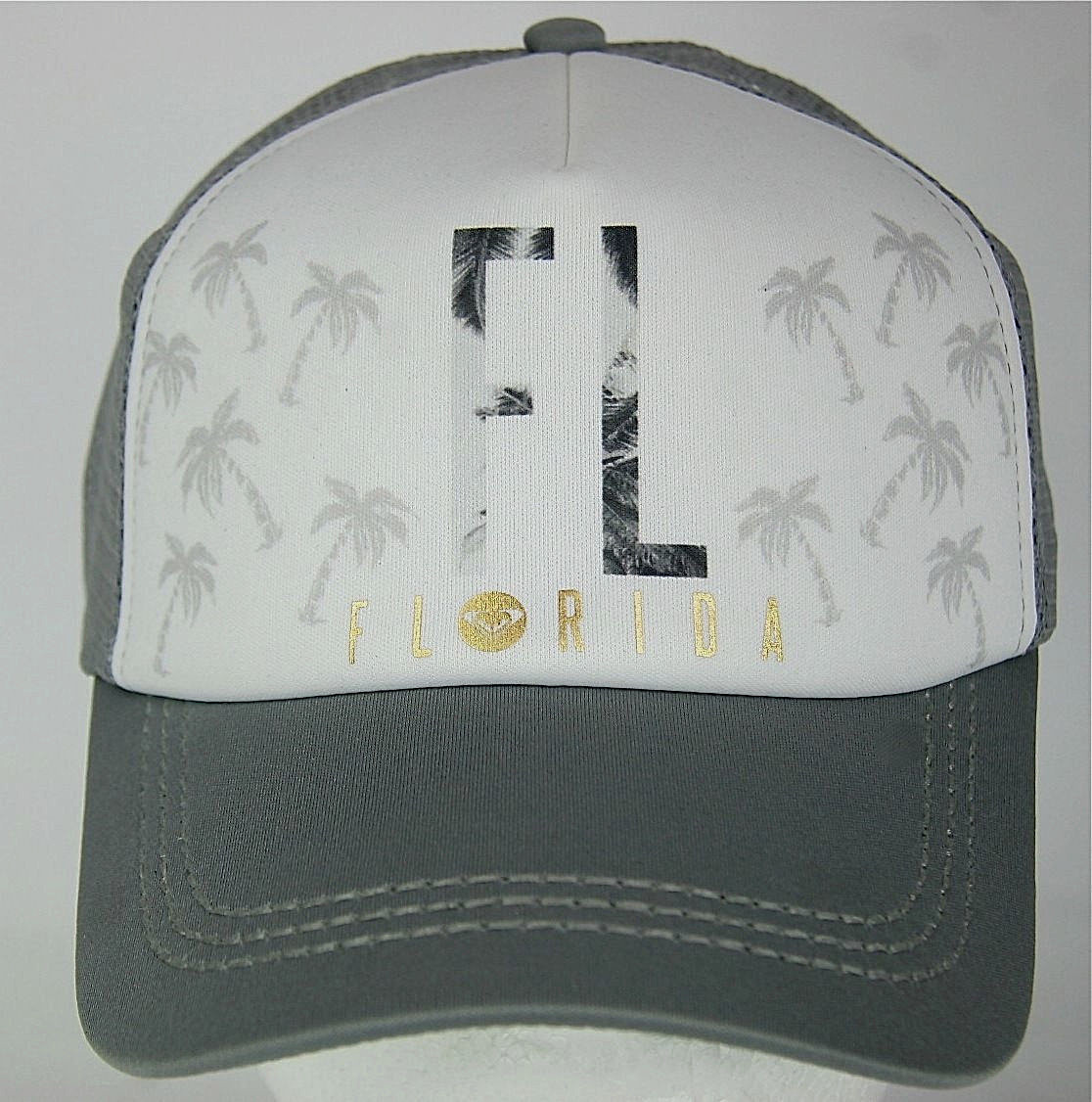 Roxy Snapback Cap FL Florida Coconut Grove Truckin Roxy Beach Surf Roxy ...