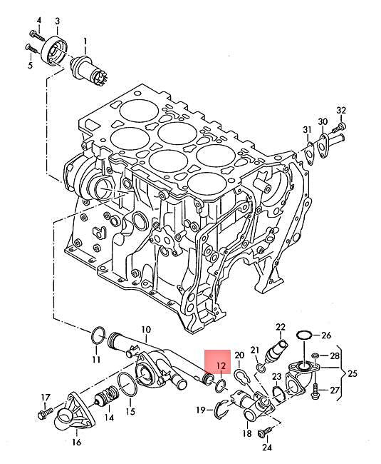 Genuine VW AUDI SKODA Atlas Cross Sport Cc Eos Seal Ring WHT000862 | eBay