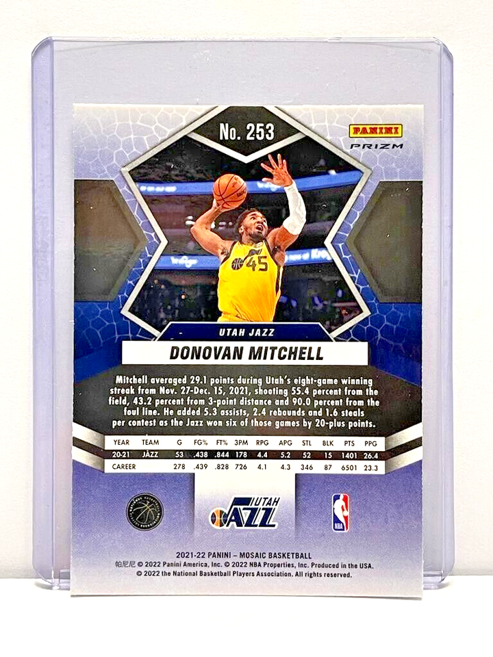 2021-22 Mosaic National Pride Red Donovan Mitchell | eBay