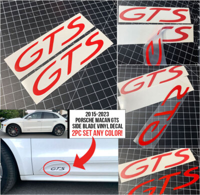Porsche Macan GTS door stickers decals | eBay