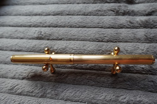 VINTAGE RAMBOLD GOLD PLATED FOUNTAIN PEN. 14K. 585 GOLD NIB.GERMANY. | eBay