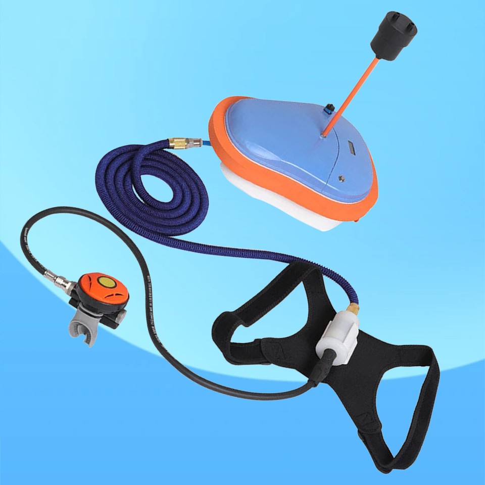 Grade 15M Scuba Diving Ventilator Portable Rechargeable Tankless Diving ...