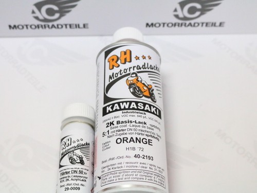 Moto Color Couleur Laque Peinture Orange 435 ML Kawasaki H1B 500 Mach 3 ...