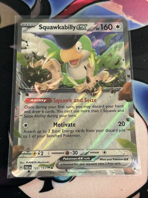 Pokémon TCG Squawkabilly ex Scarlet & Violet - Paldea Evolved 169/193 ...