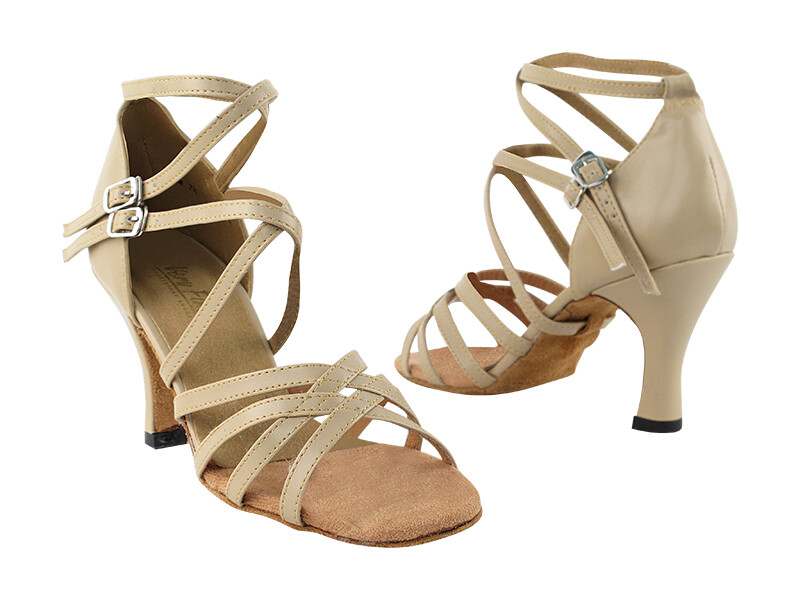 5008 Leopard Leather Salsa Ballroom Latin Tango Dance Shoes 2.5" 3 ...