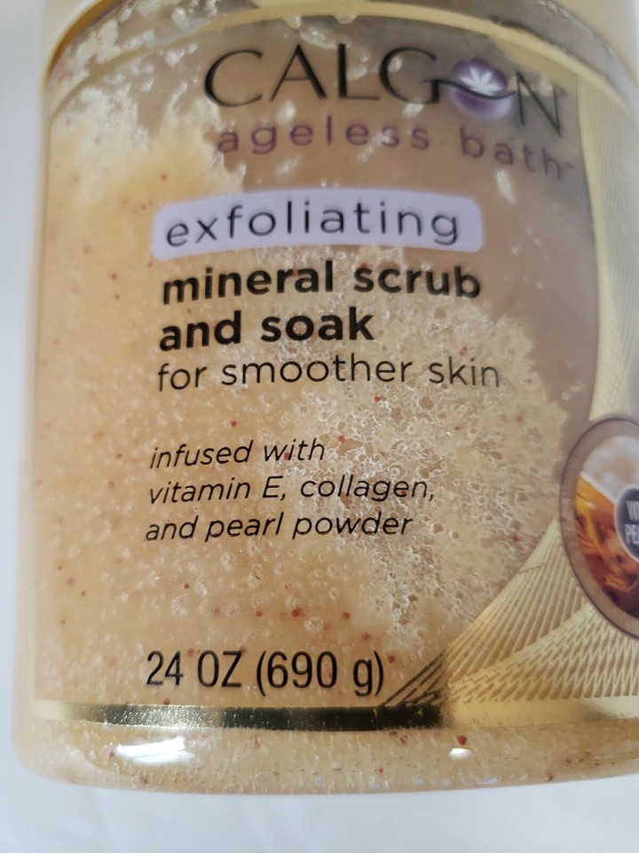 Calgon Ageless Bath Exfoliating Mineral Scrub And Soak 24 Oz | eBay