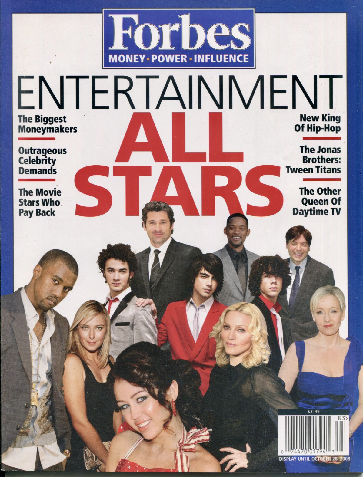 Forbes ENTERTAINMENT ALL STARS MAGAZINE Special Issue ~~ What Do They ...