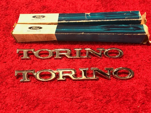 NOS 1972 Ford Torino Trunk Name Plate Emblem for sale online | eBay