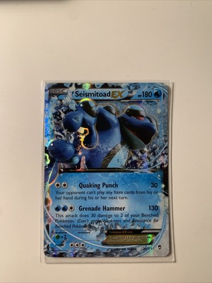 Seismitoad EX 20/111 - Holo ,English Pokemon Furious Fists. | eBay
