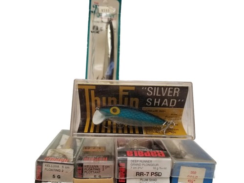 Rapala Rebel Thin Fin Reef Runner Fishing Lures Lot Of 6 New Open Box ...