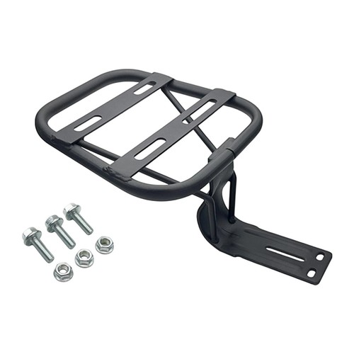 Shelf Motorcycle Rear Luggage Rack Adjustable Frame Universal Backrest ...