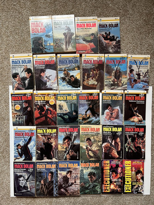 Don Pendleton Lot Of 16 Vintage PB Books Mack Bolan Executioner Series ...