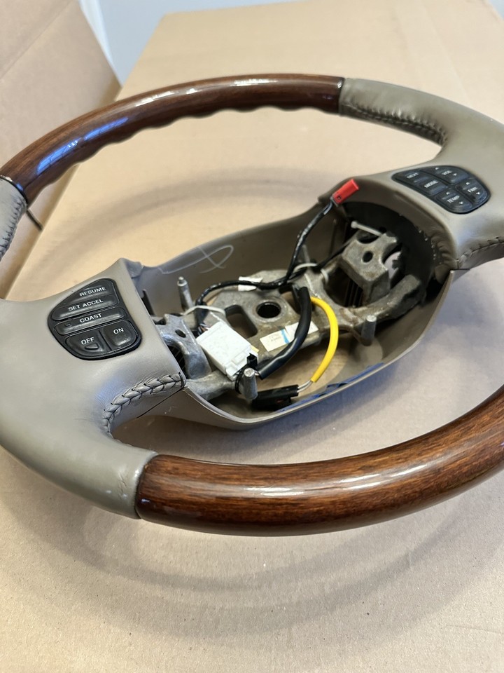 98-02 Lincoln Navigator F250 F350 Excursion Steering Wheel TAN OEM | eBay