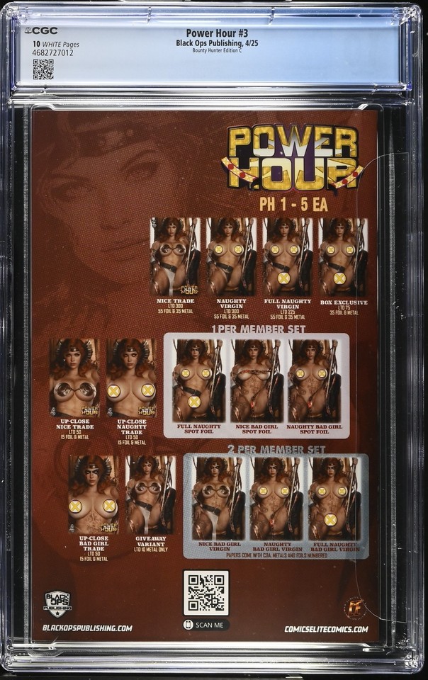 2025 Shikarii Power Hour 3 Bounty Hunter Cosplay VIRGIN Chase Cvr C LE ...