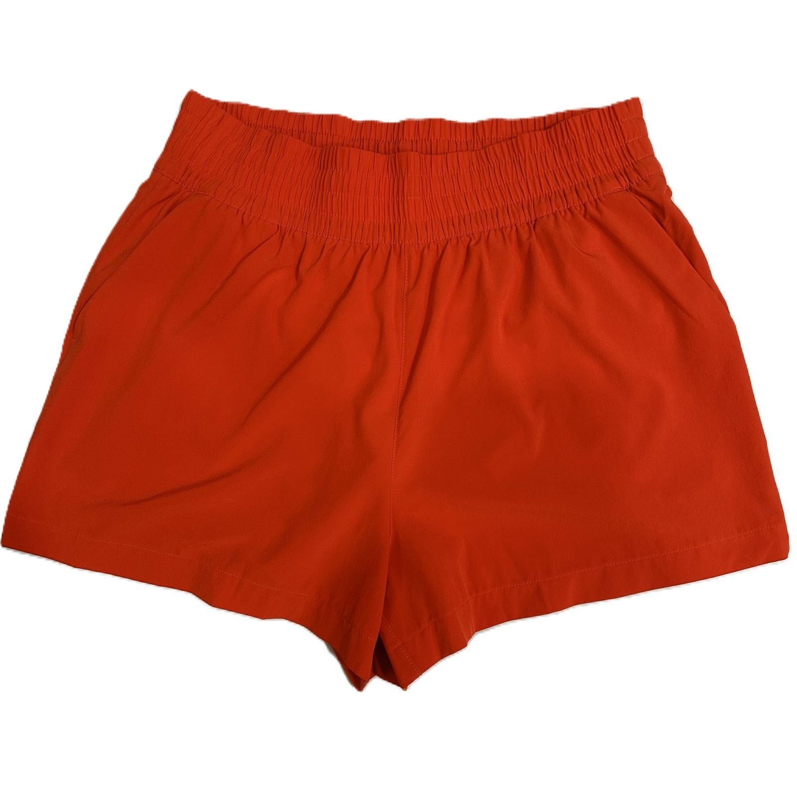 Athleta Weekender Run Shorts Women’s Medium High Rise Red Lined ...