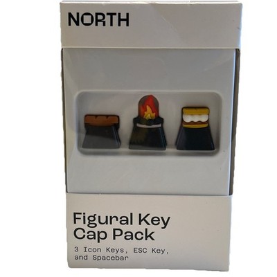 North Key Pack Smores: Multicolored Flexible PVC & ABS Keyboard ...