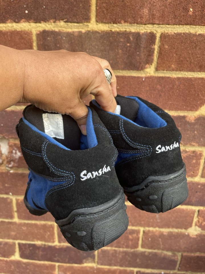 Sansha Hi-step Split Sole Dance Sneaker, Black sole and Blueupper ...