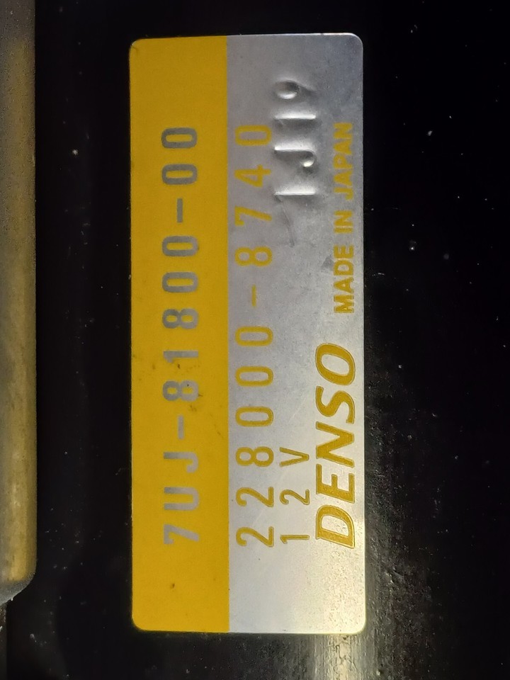 Denso Starter Motor 7UJ-81800-00 12V Ref. 228000-8740 | eBay