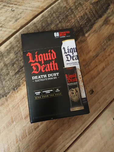 Liquid Death Electrolyte Death Dust Hydration Packets 6 Pack Convicted ...