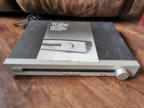 Harman Kardon TU610 Linear Phase AM/FM Tuner Silver Tested Working w ...